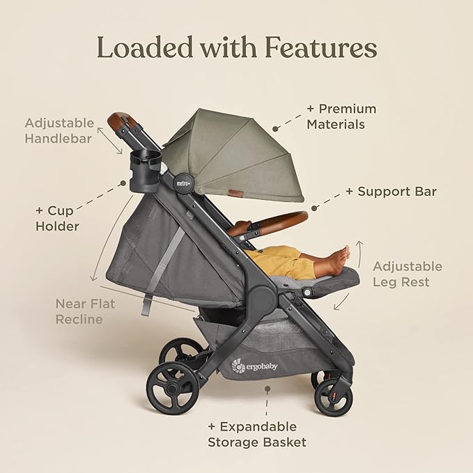 Ergobaby Metro+ Deluxe Stroller – Mommy, Me and Beyond